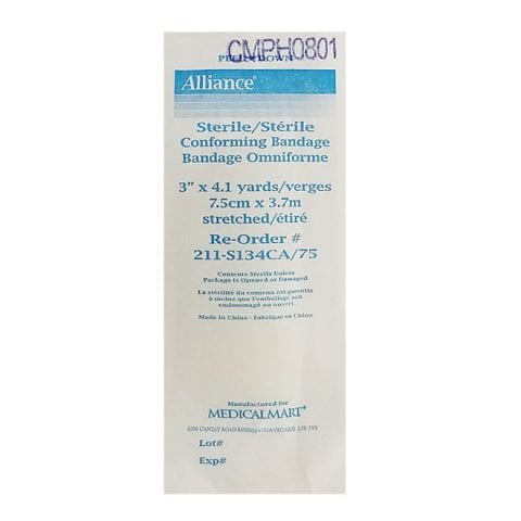 3" Sterile Conforming Bandage - Assured First Aid & Safety