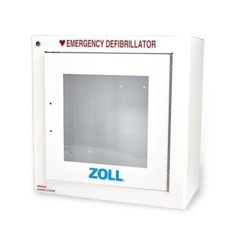 ZOLL® AED Plus Standard 9" Deep Metal Wall Cabinet w/Alarm - Assured ...