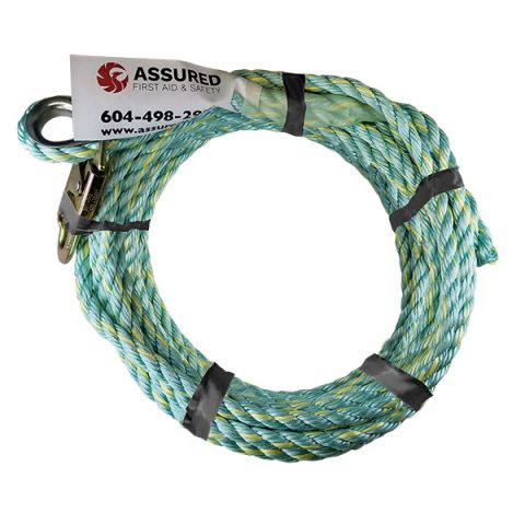 AFAS 50' Rope Lifeline - Assured First Aid & Safety
